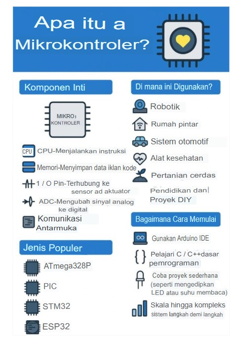 🔹 “Apa Itu Mikrokontroler? Otak Kecil di Balik Revolusi Otomasi”